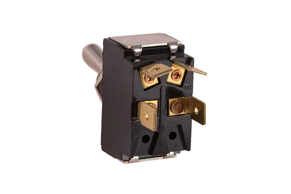 Off-(On) Toggle Switch - Metal Lever - Double Pole – K4SwitchesDirect.com