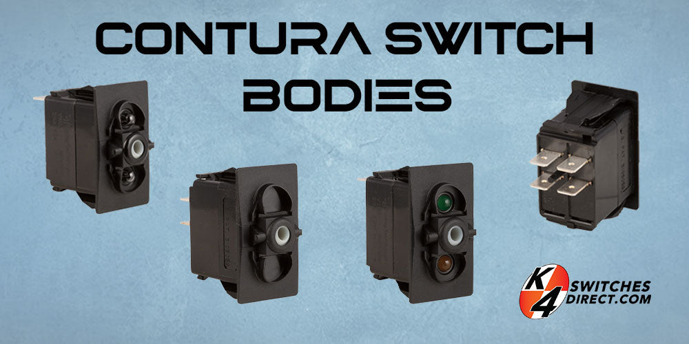 Contura Rocker Switch Bodies – K4SwitchesDirect.com