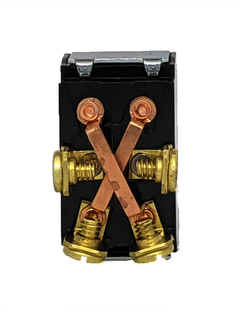 (On)-Off-(On) Toggle Switch-Metal Lever-Reverse Polarity ...